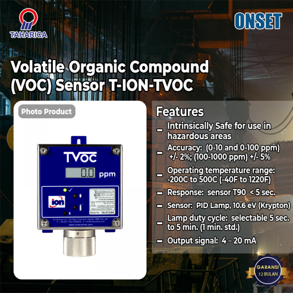 Volatile Organic Compound (VOC) Sensor T-ION-TVOC | Alat Uji