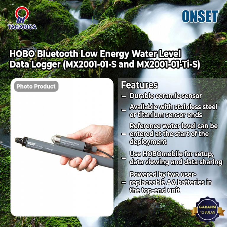 Jual HOBO Bluetooth Low Energy Water Level Data Logger (MX2001-01-S and ...