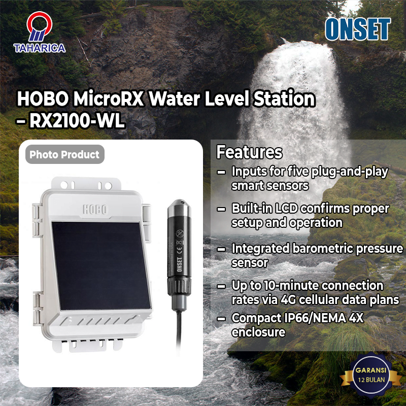 HOBO MicroRX Water Level Station - RX2100-WL - Alat Uji