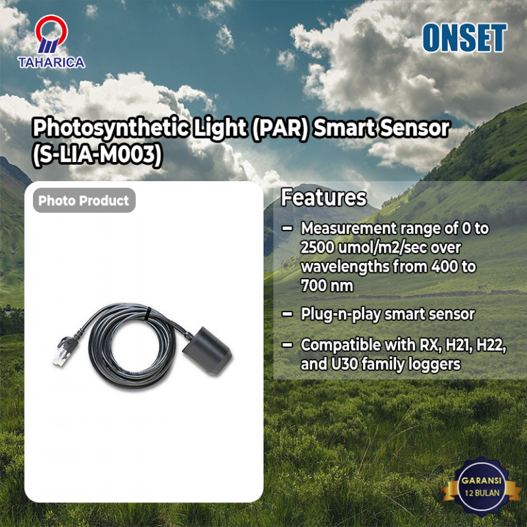 Photosynthetic Light (PAR) Smart Sensor(S-LIA-M003) - Alat Uji