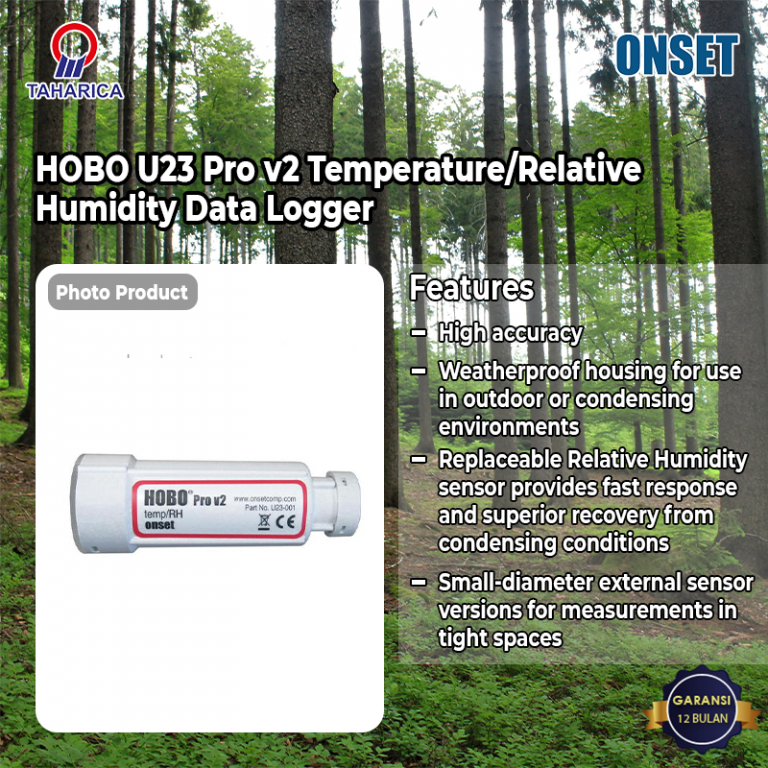 HOBO U23 Pro v2 Temperature/Relative Humidity Data Logger - Alat Uji