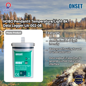 HOBO Pendant® Temperature/Light 8K Data Logger UA-002-08 - Alat Uji