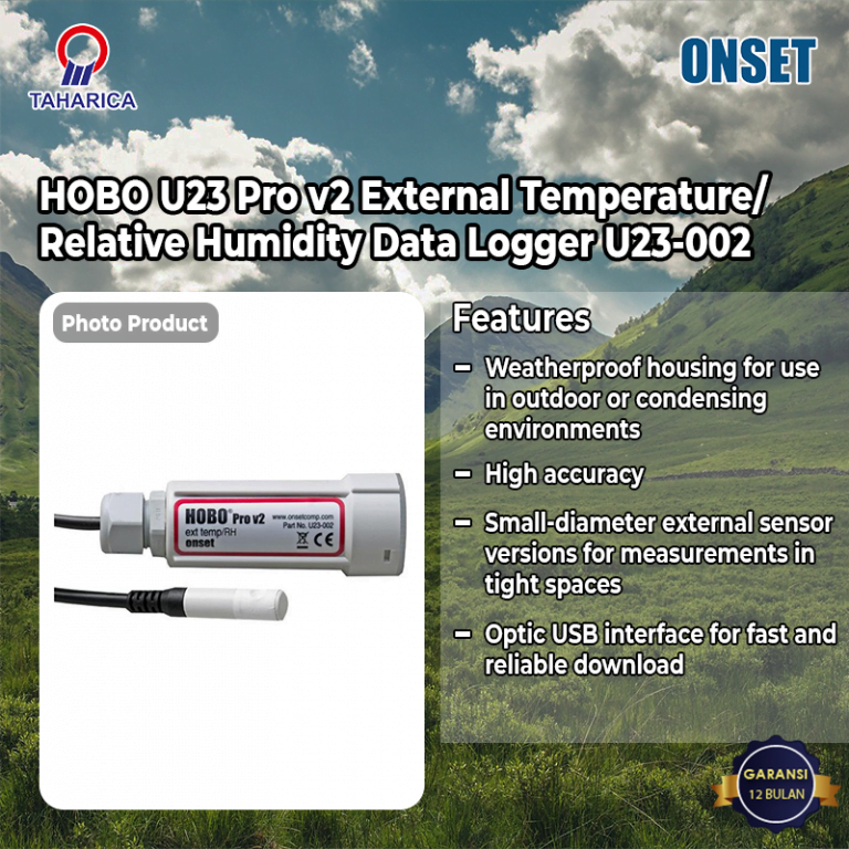 HOBO U23 Pro v2 External Temperature/Relative Humidity Data Logger U23 ...