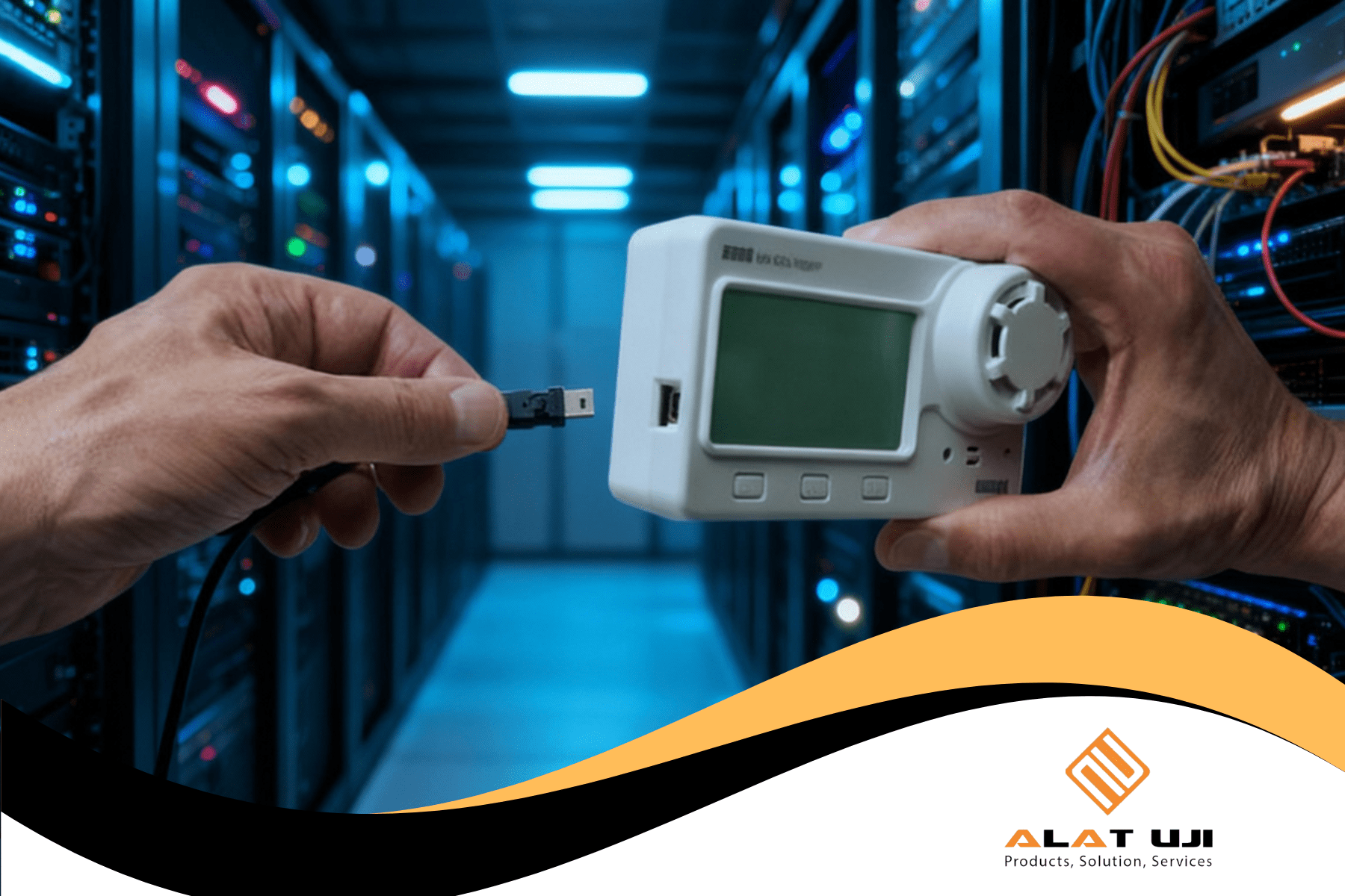 Standar Temperature Ideal di Room Data Center Indonesia - Alat Uji